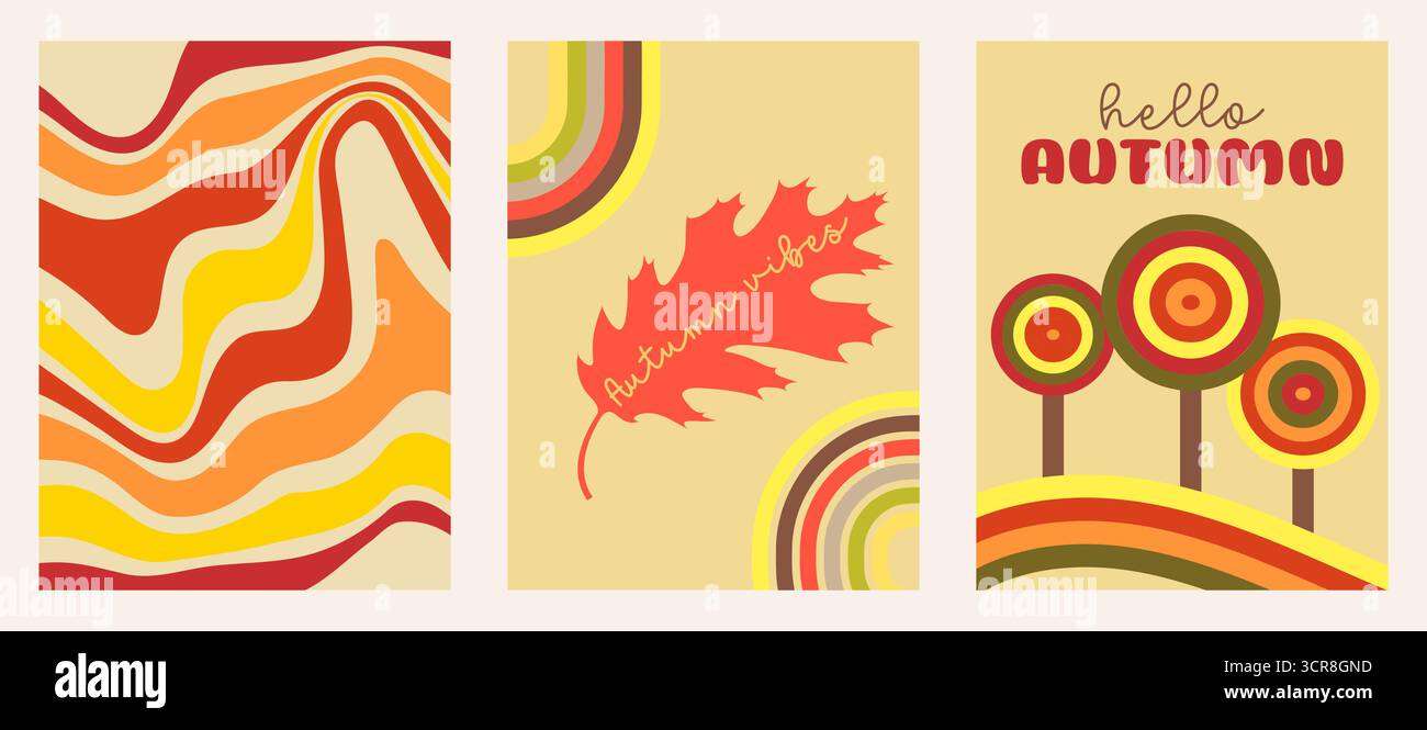 1960s 70s style retro Stock Vector Images - Alamy