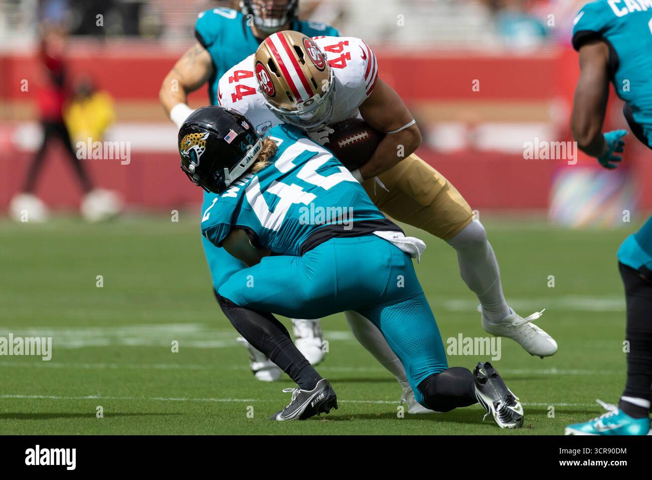 Sep 28, 2025; Santa Clara, California, USA; San Francisco 49ers ...