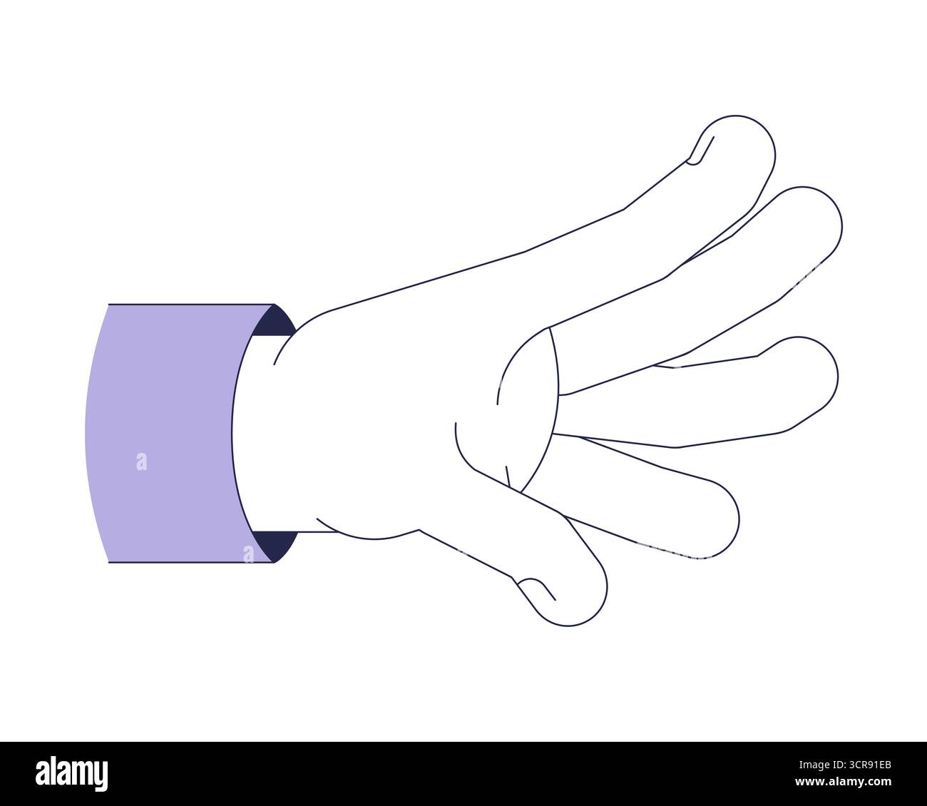 Extended human hand fingers hi-res stock photography and images - Alamy