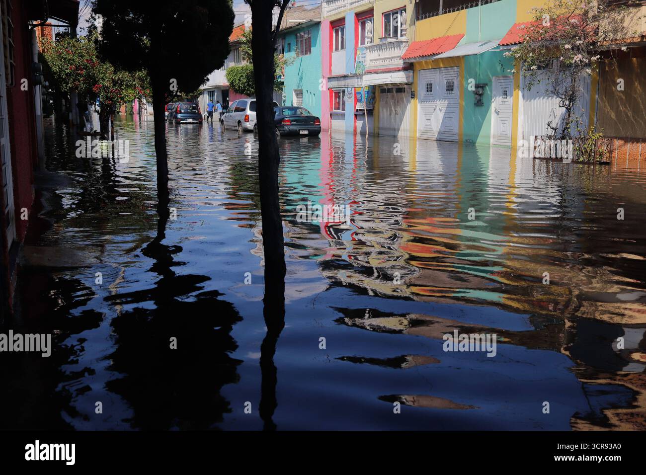 Flooding In Eastern Mexico City Due To Heavy Rains General view of a ...