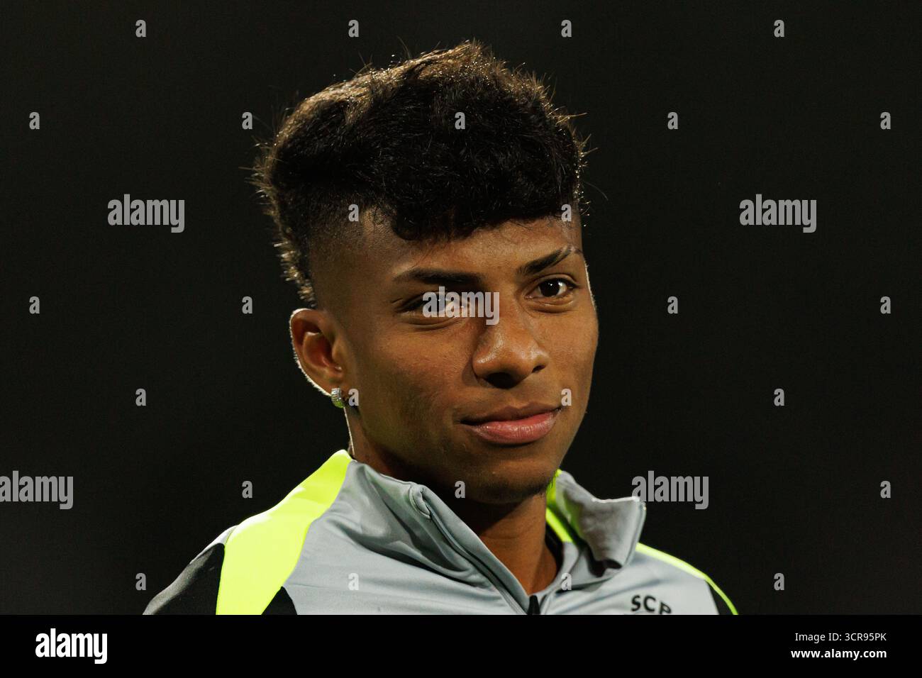 Alisson Santos seen during Liga Portugal game between teams of GD ...