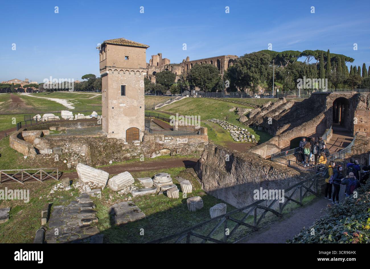 Left Torre della Moletta, part of medieval building ruins from the ...