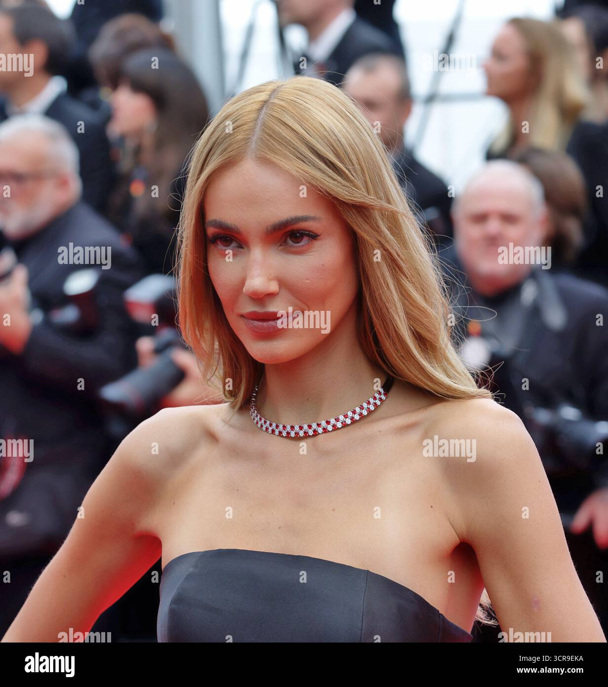 Brazilian model and actress Marianne Fonseca on the red carpet of the ...