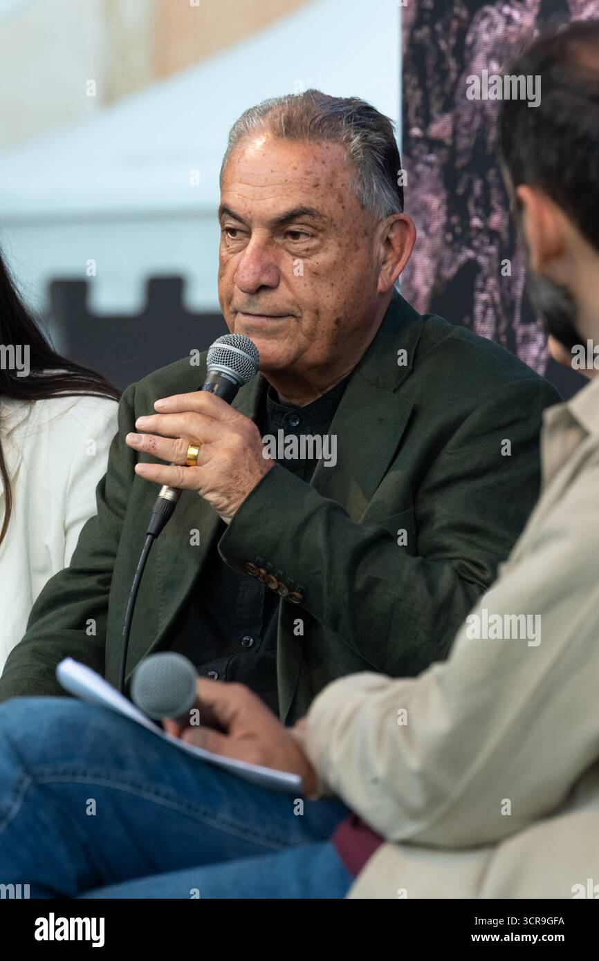 Israeli journalist Gideon Levy, columnist for the daily newspaper ...