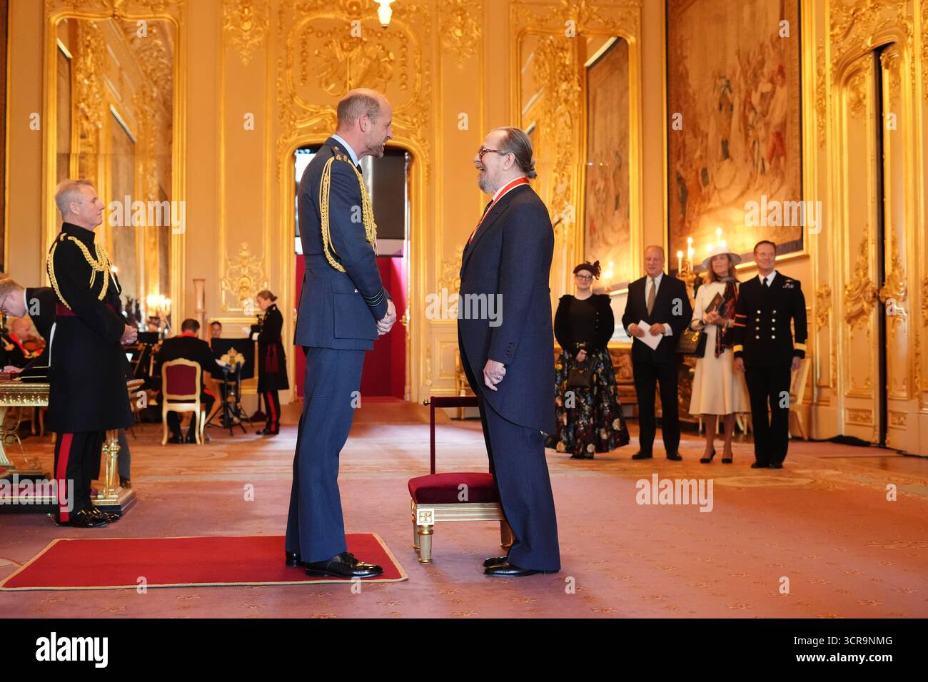 Sir Gary Oldman, Actor, is made a Knight Bachelor by the Prince of ...