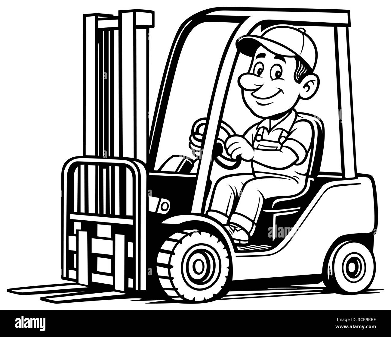 Warehouse handler Cut Out Stock Images & Pictures - Alamy