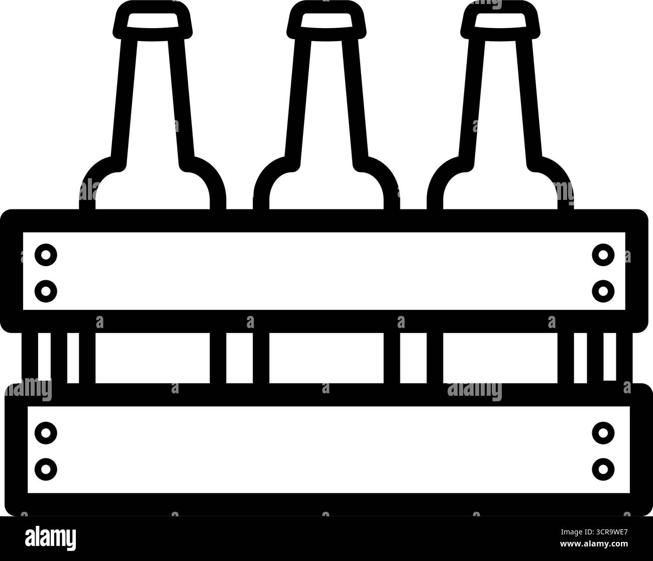Crate beer Stock Vector Images - Alamy
