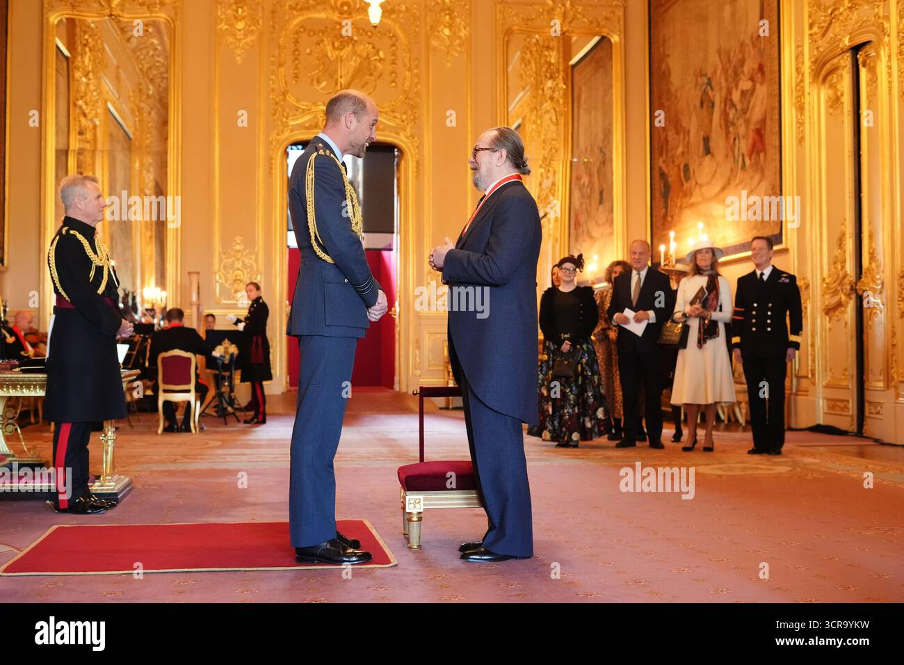 Sir Gary Oldman, Actor, is made a Knight Bachelor by the Prince of ...