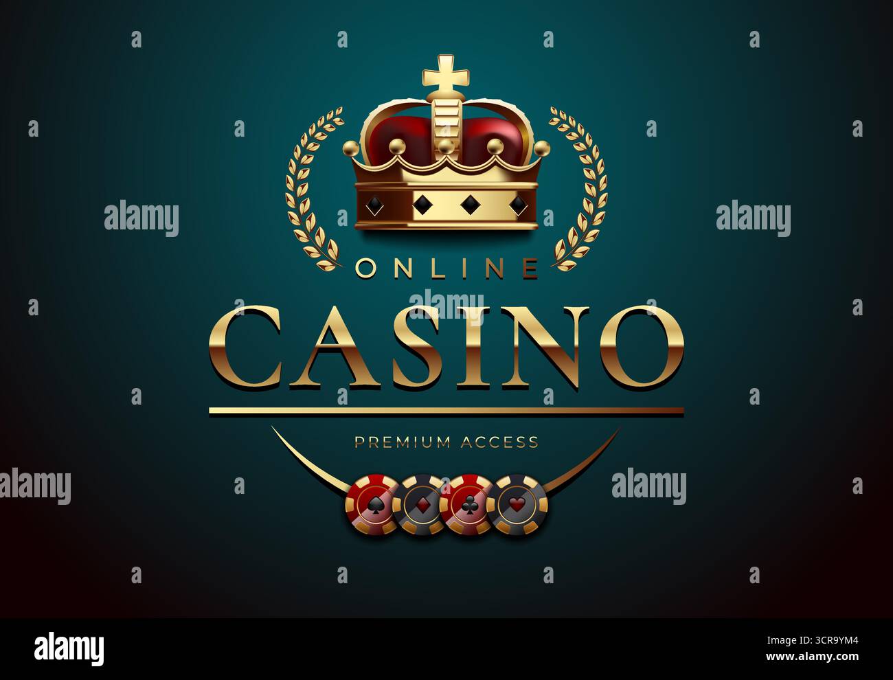 Gambling online advertising Stock Vector Images - Alamy