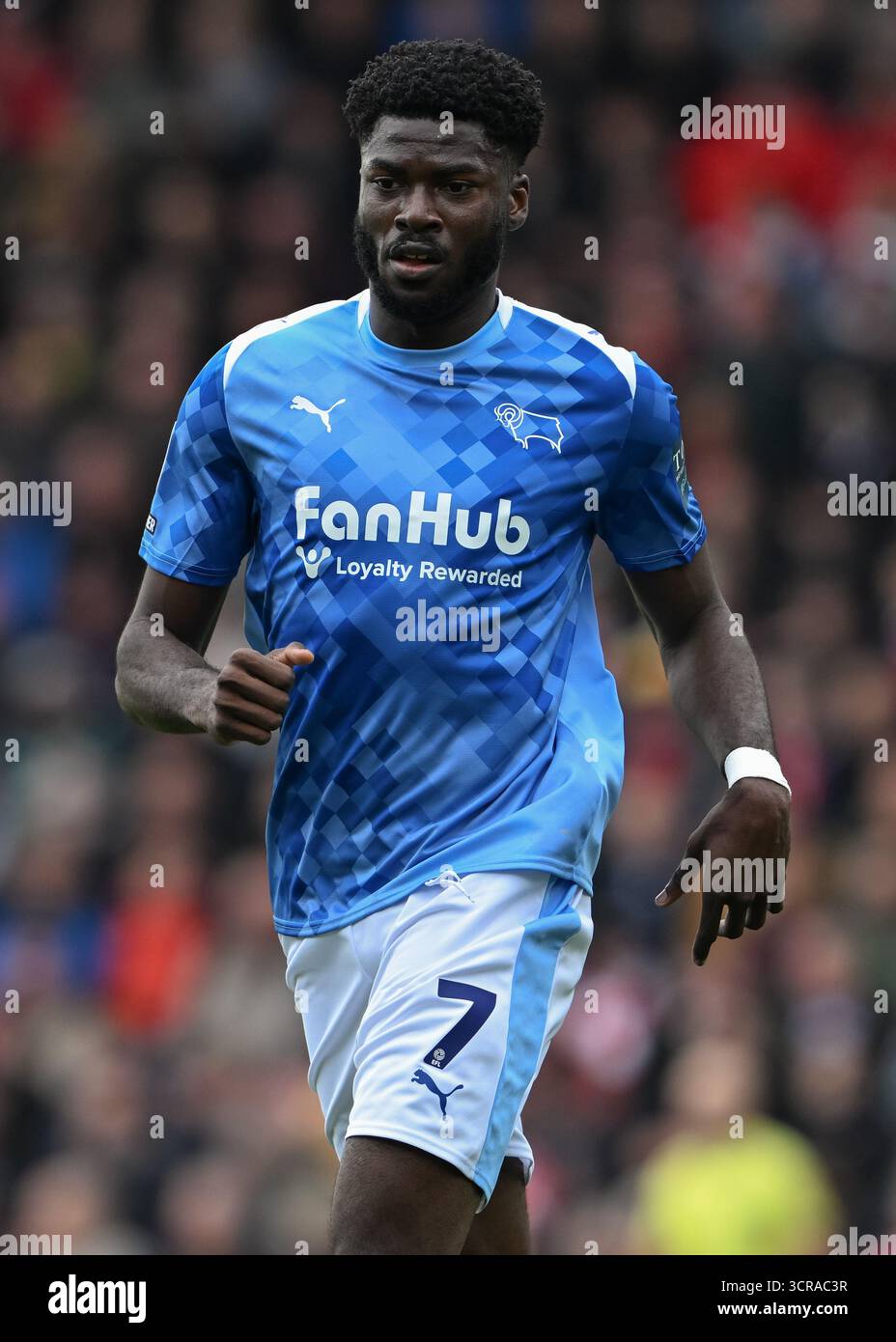 Derby County's Patrick Agyemang during the Sky Bet Championship match ...