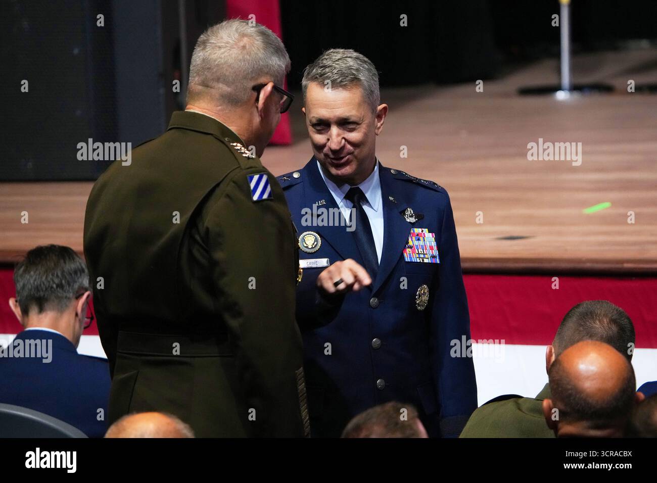 Chairman of the Joint Chiefs of Staff Air Force Gen. Dan Caine arrives ...