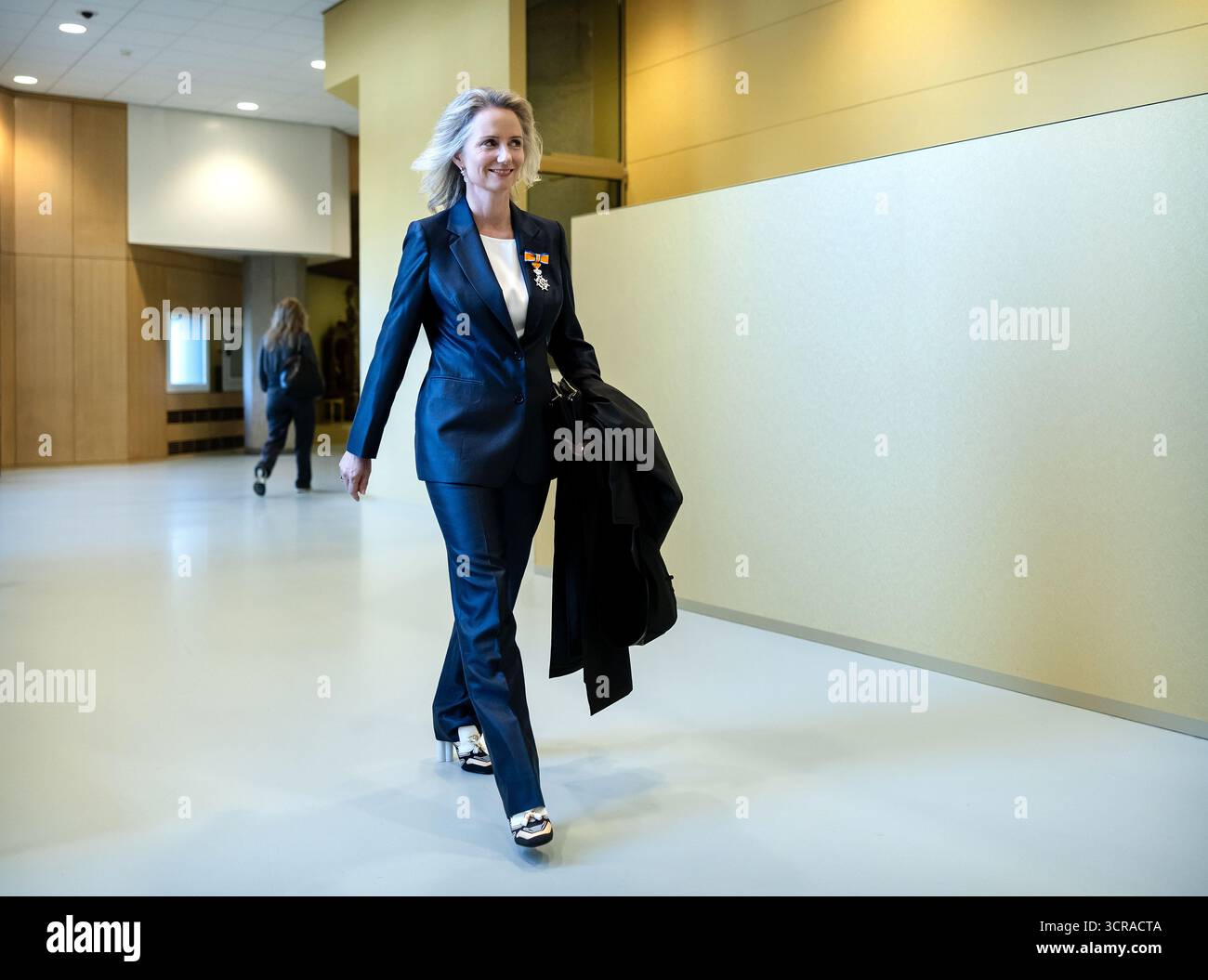 THE HAGUE – Former Minister Fleur Agema with her royal decoration ...