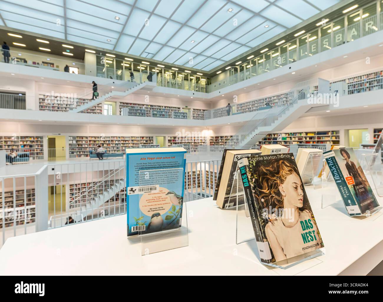 Stadtbibliothek Stuttgart am Mailänder Platz. Europaviertel Stuttgart ...