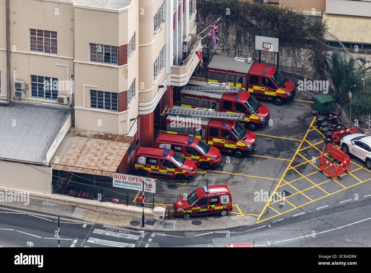Gibraltar, UK. 19th Sep, 2025. The emergency vehicles of the "Gibraltar ...