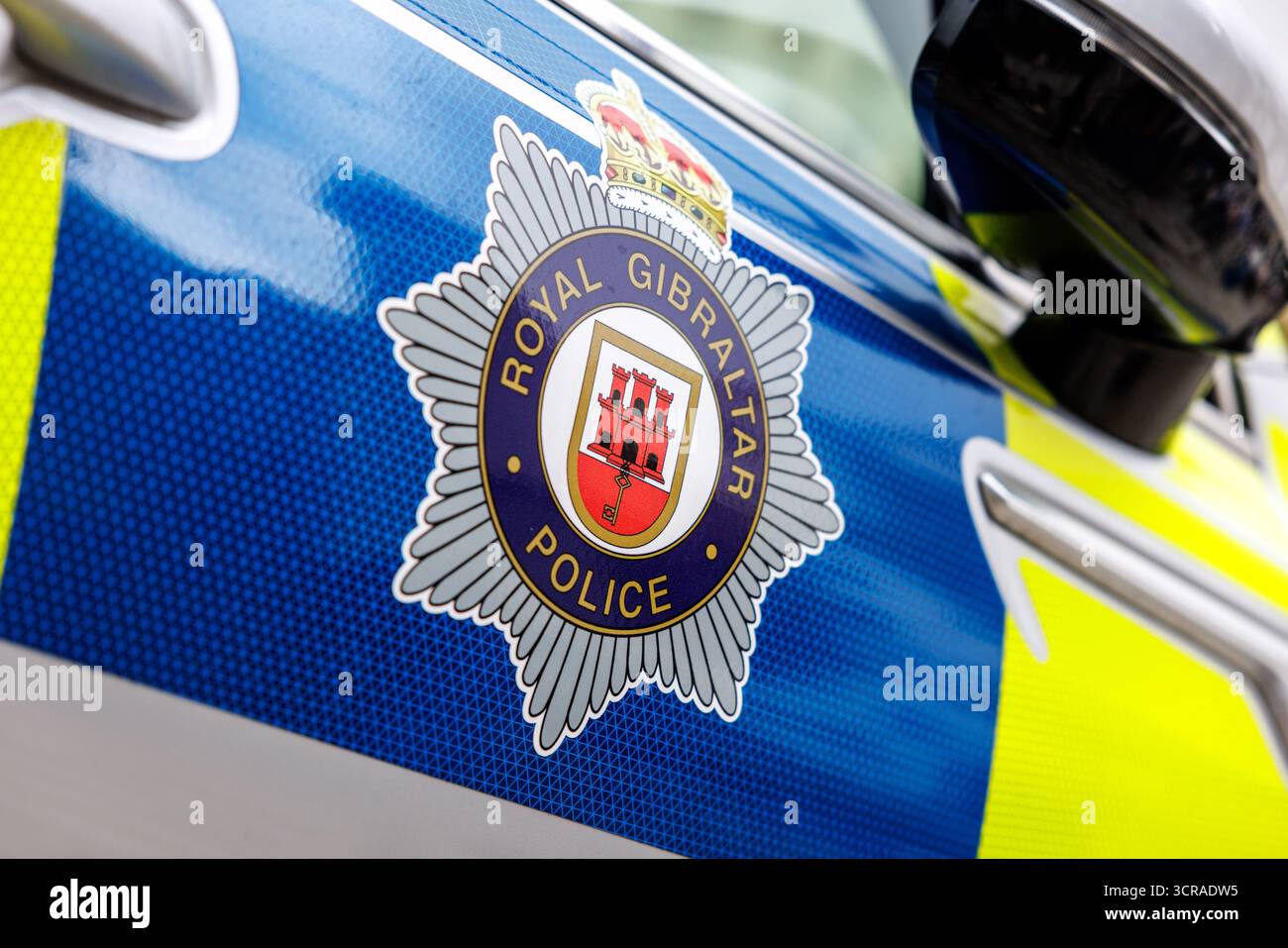 19 September 2025, Great Britain, Gibraltar: The lettering "Royal ...