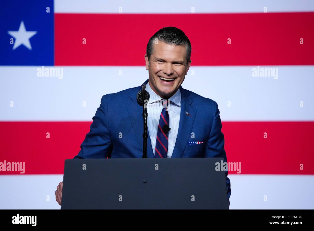 Secretary of Defense Pete Hegseth speaks to senior military leaders at ...