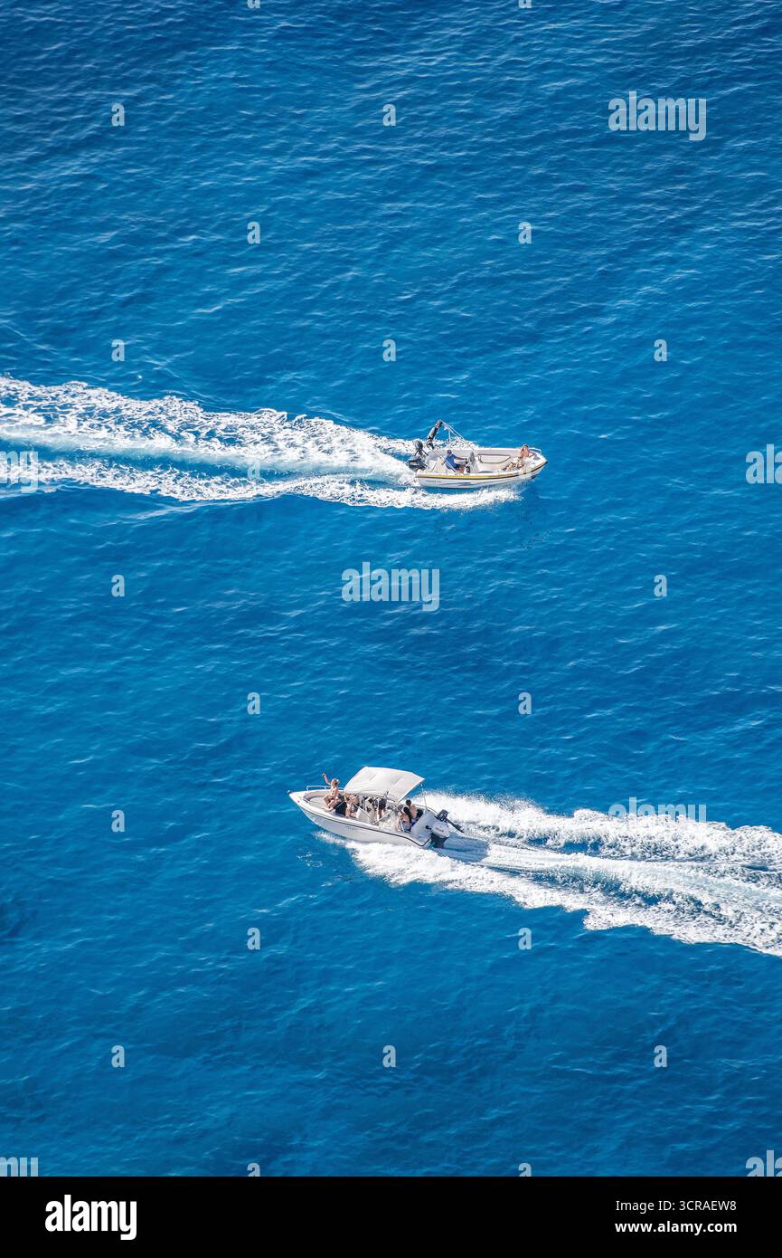 Two small speedboats leisure hi-res stock photography and images - Alamy