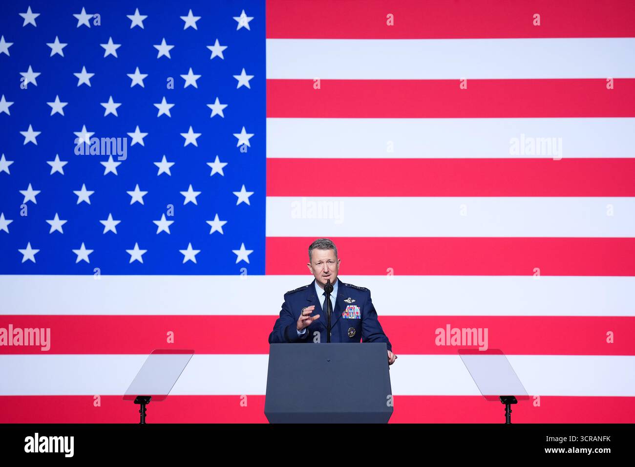 Chairman of the Joint Chiefs of Staff Air Force Gen. Dan Caine speaks ...
