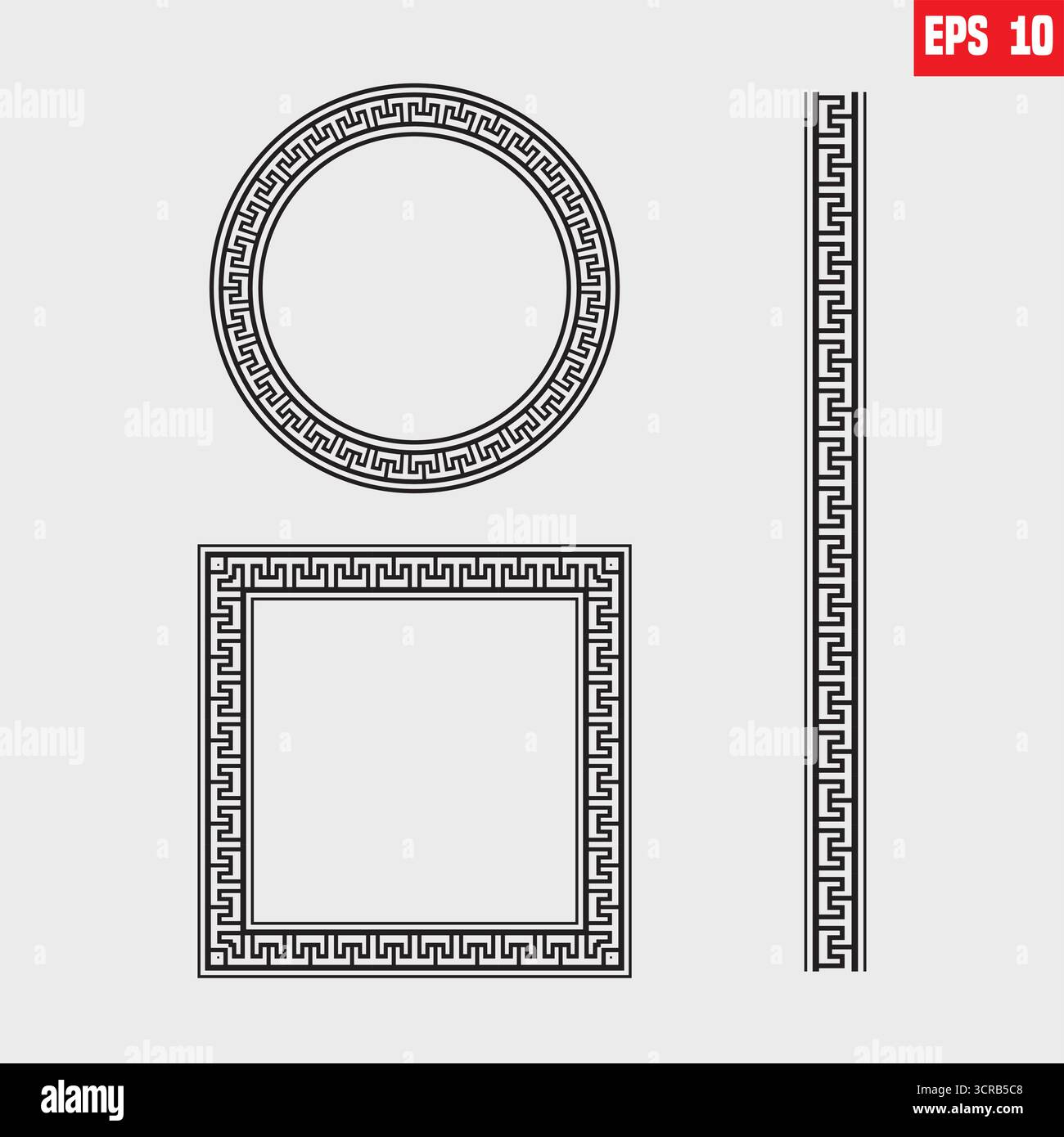 Elegant royal frames set Stock Vector Images - Alamy