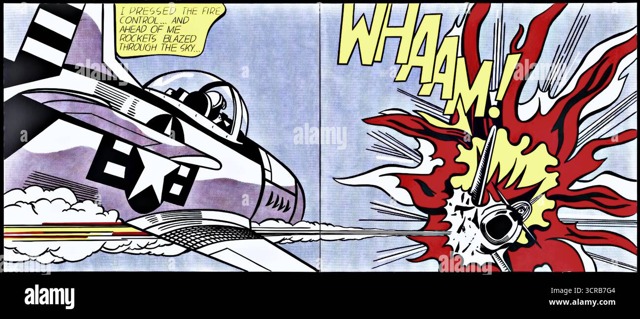 Oil painting war explosion Stock Vector Images - Alamy