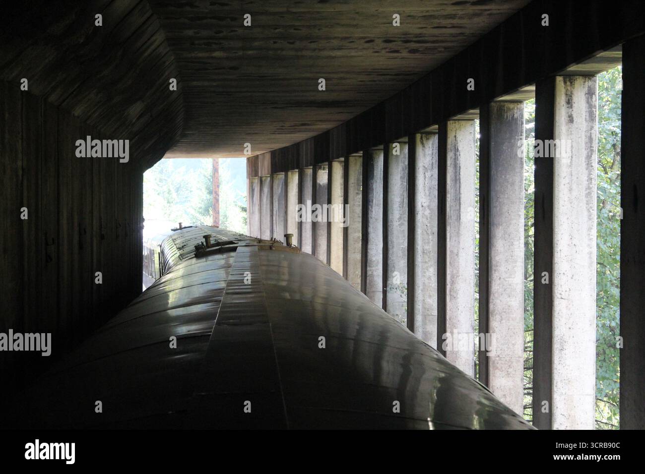 Train going through tunnel hi-res stock photography and images - Alamy
