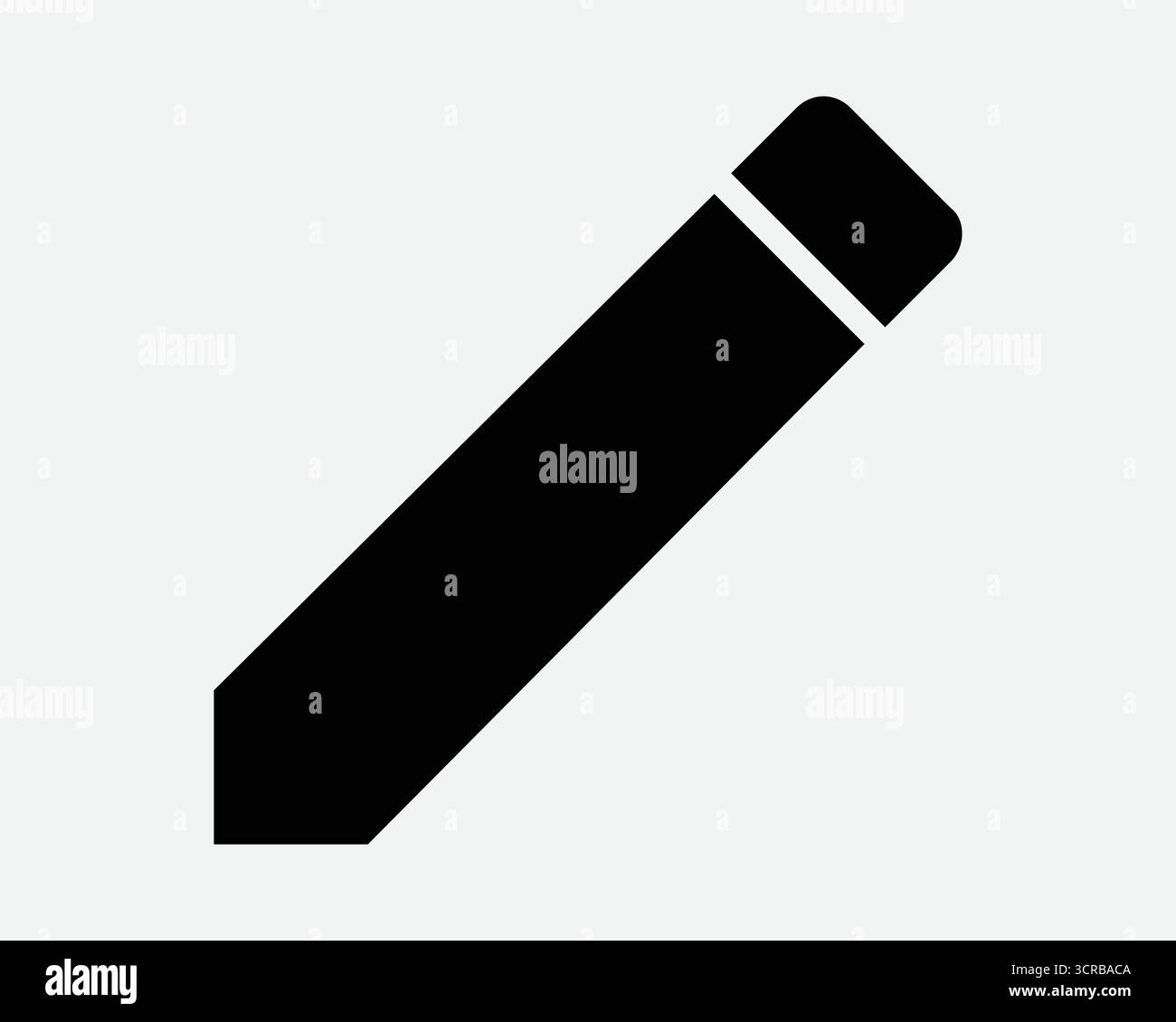 Stationary pen pencil note Stock Vector Images - Alamy