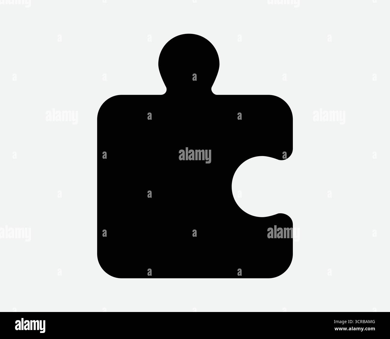 Complete puzzle solution icon Cut Out Stock Images & Pictures - Alamy