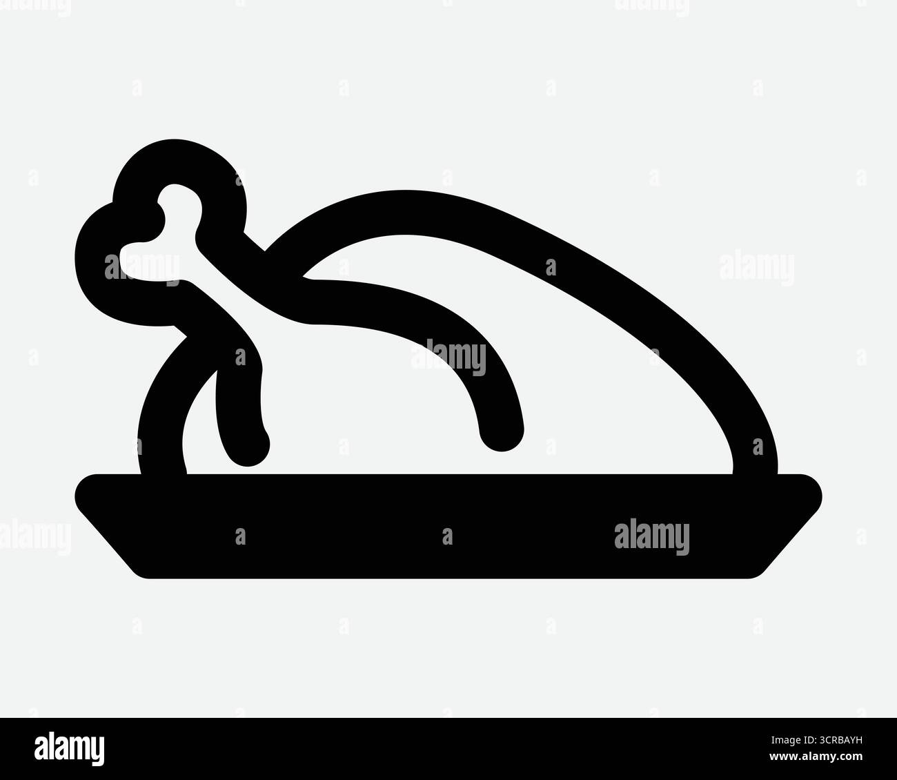 Christmas menu black icon Cut Out Stock Images & Pictures - Alamy