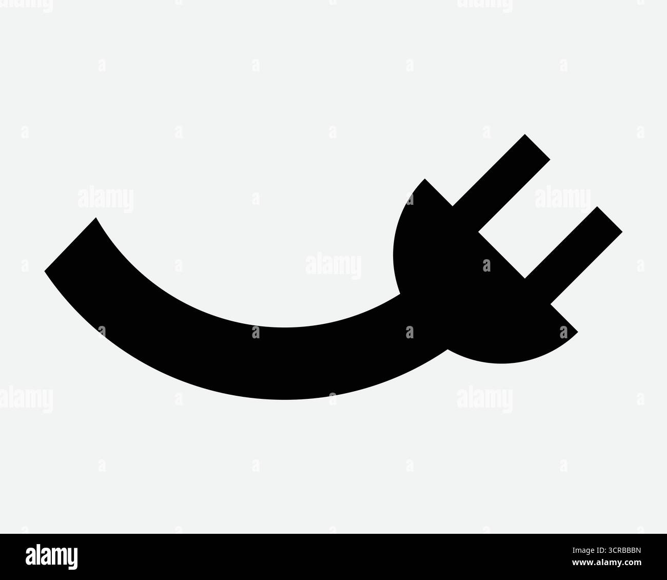 Electrical outlet cord design Cut Out Stock Images & Pictures - Alamy