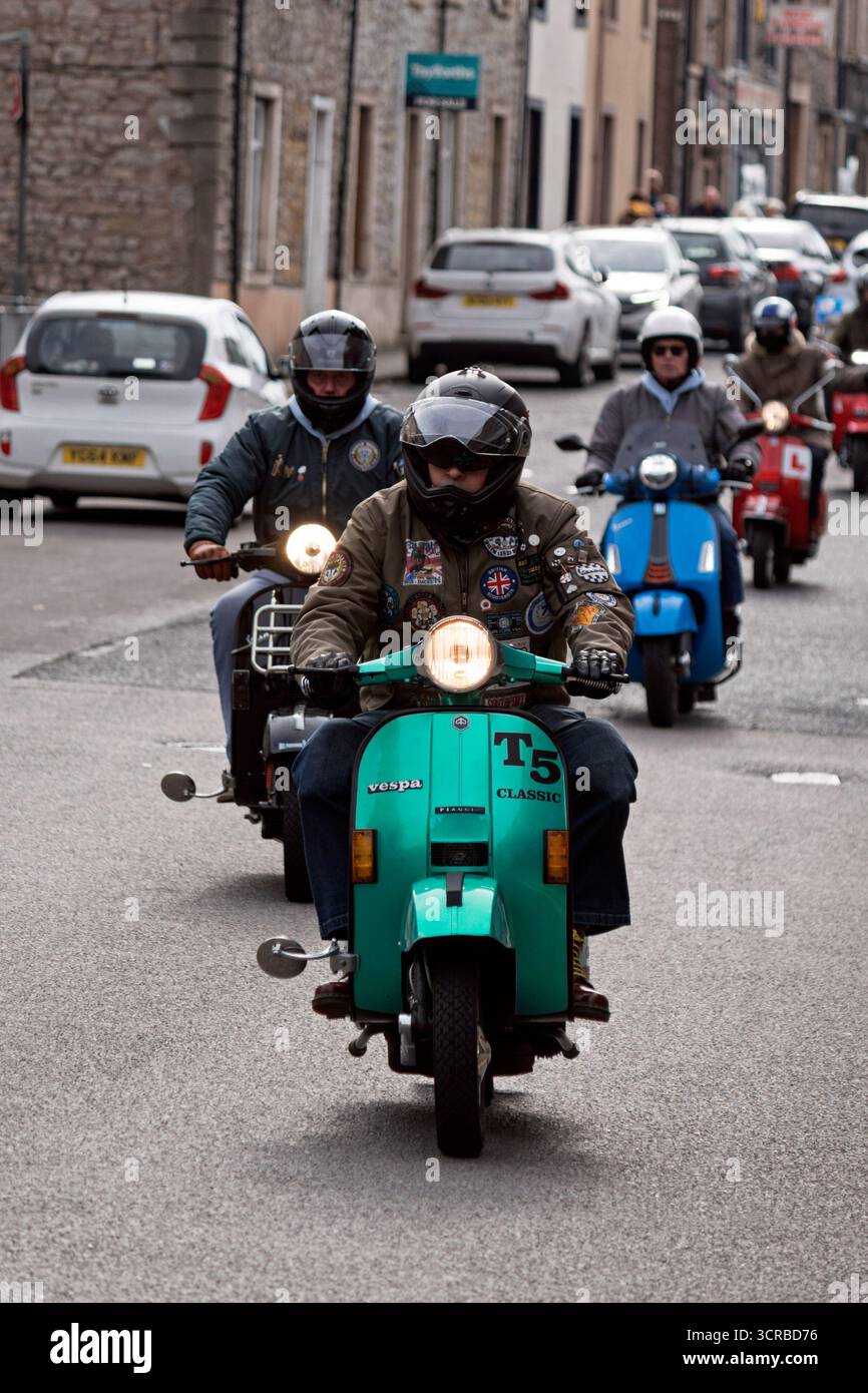 Ribble Valley Scooter Rally 2025 Stock Photo - Alamy