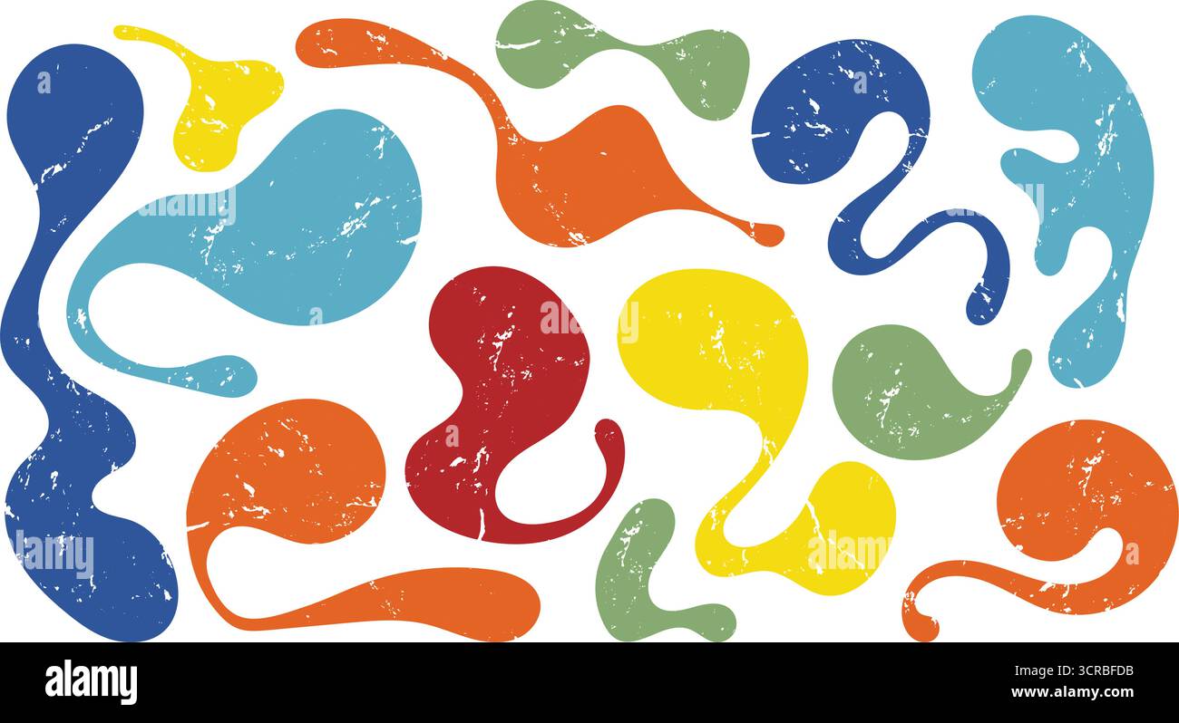 Lively composition of colors Stock Vector Images - Alamy