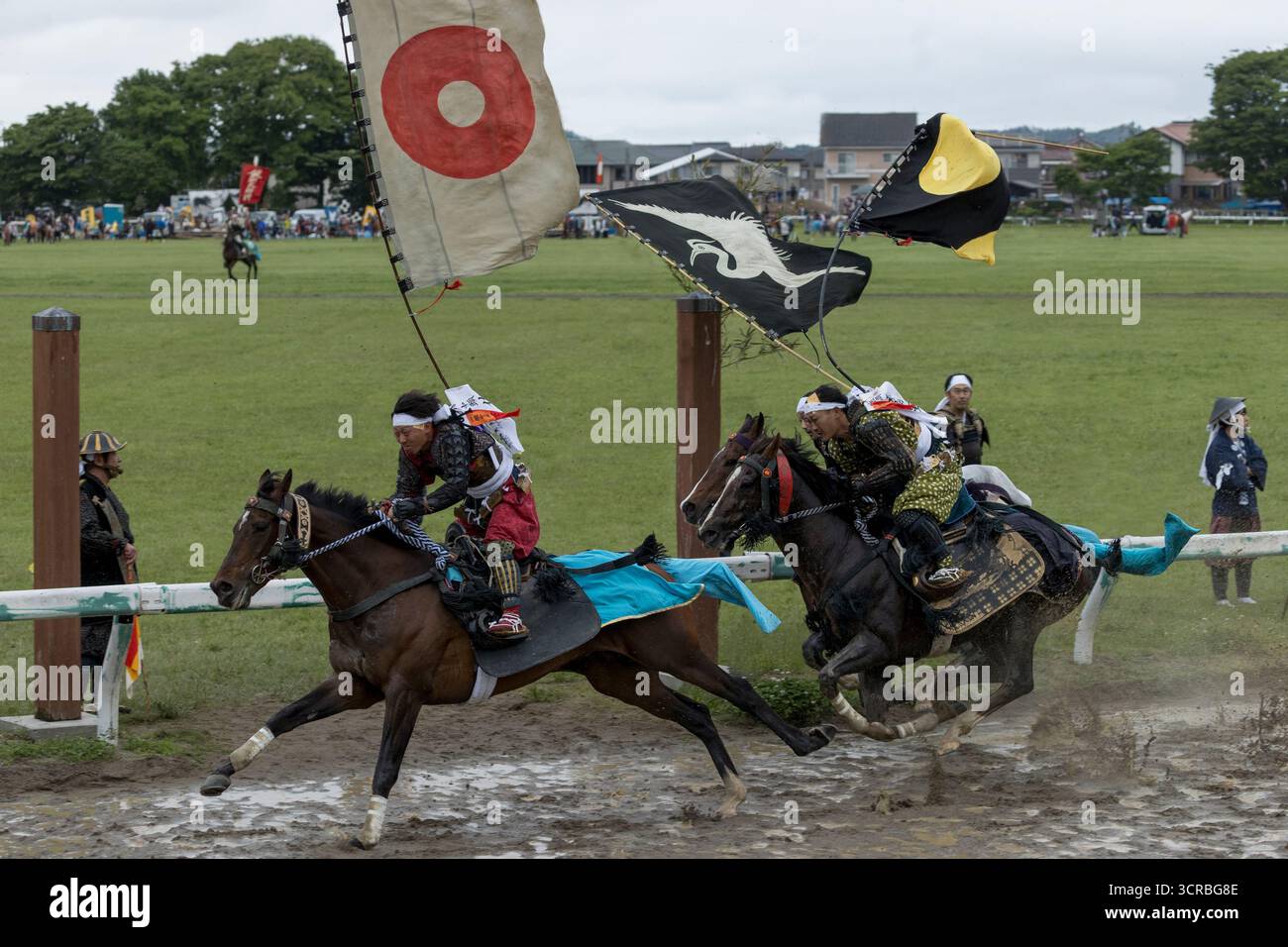 Soma Nomaoi Festival Haranomachi Fukushima Prefecture Japan Samurai ...