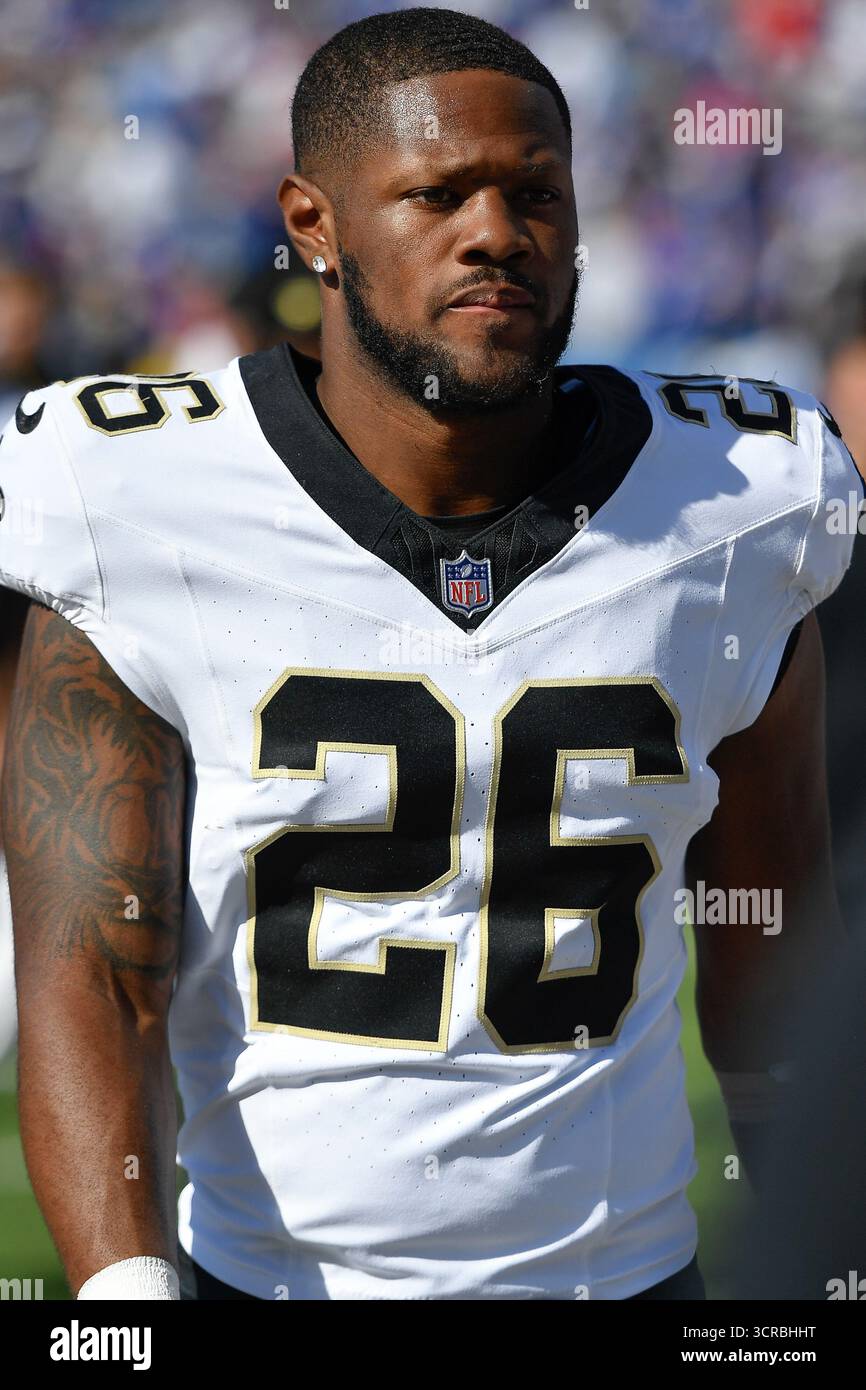 New Orleans Saints safety Terrell Burgess (26) walks off the field ...