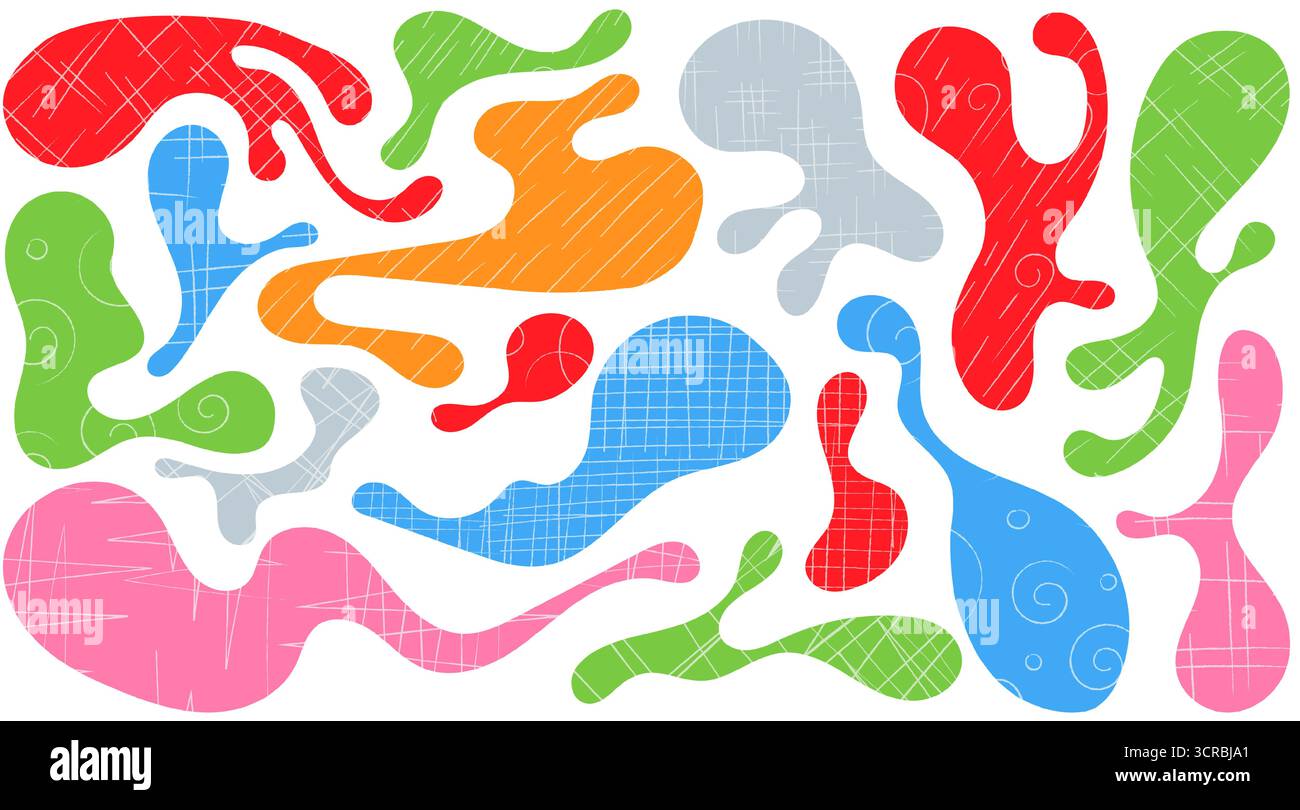 Intricate arrangement of organic shapes Cut Out Stock Images & Pictures ...