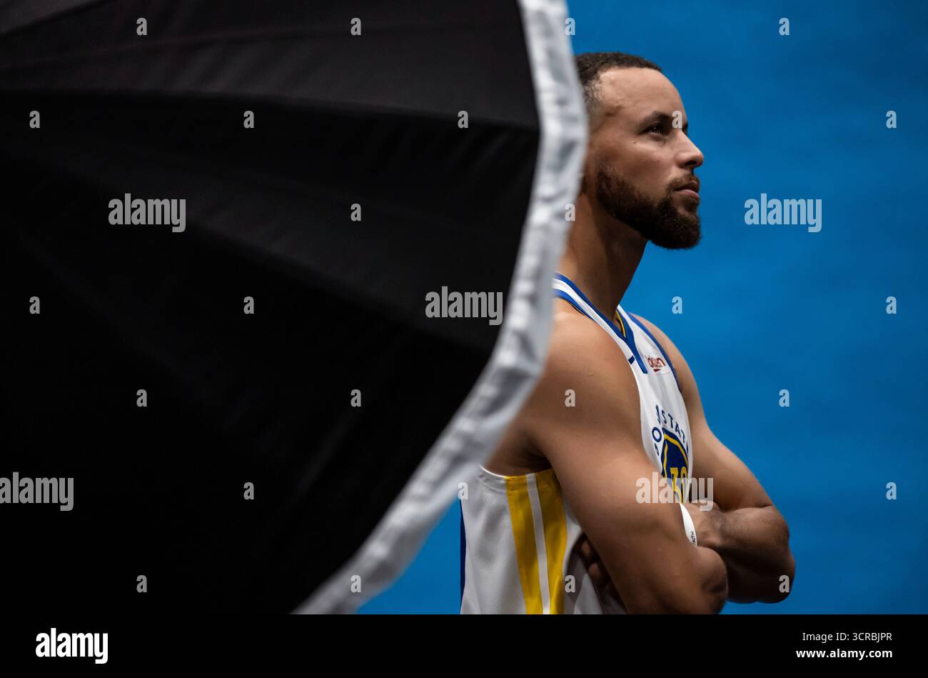 Golden State Warriors' Stephen Curry (30) poses for a portrait during ...
