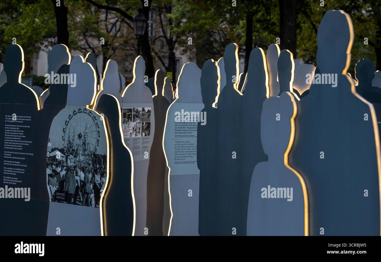 Mahnmal des Bombenattentats Denkmal für die Wiesn-Attentat-Opfer am ...