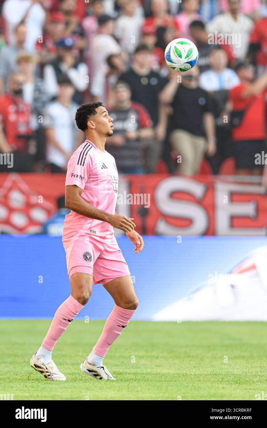 TORONTO, ON - SEPTEMBER 27: Inter Miami CF defender Ian Fray (17) eyes ...