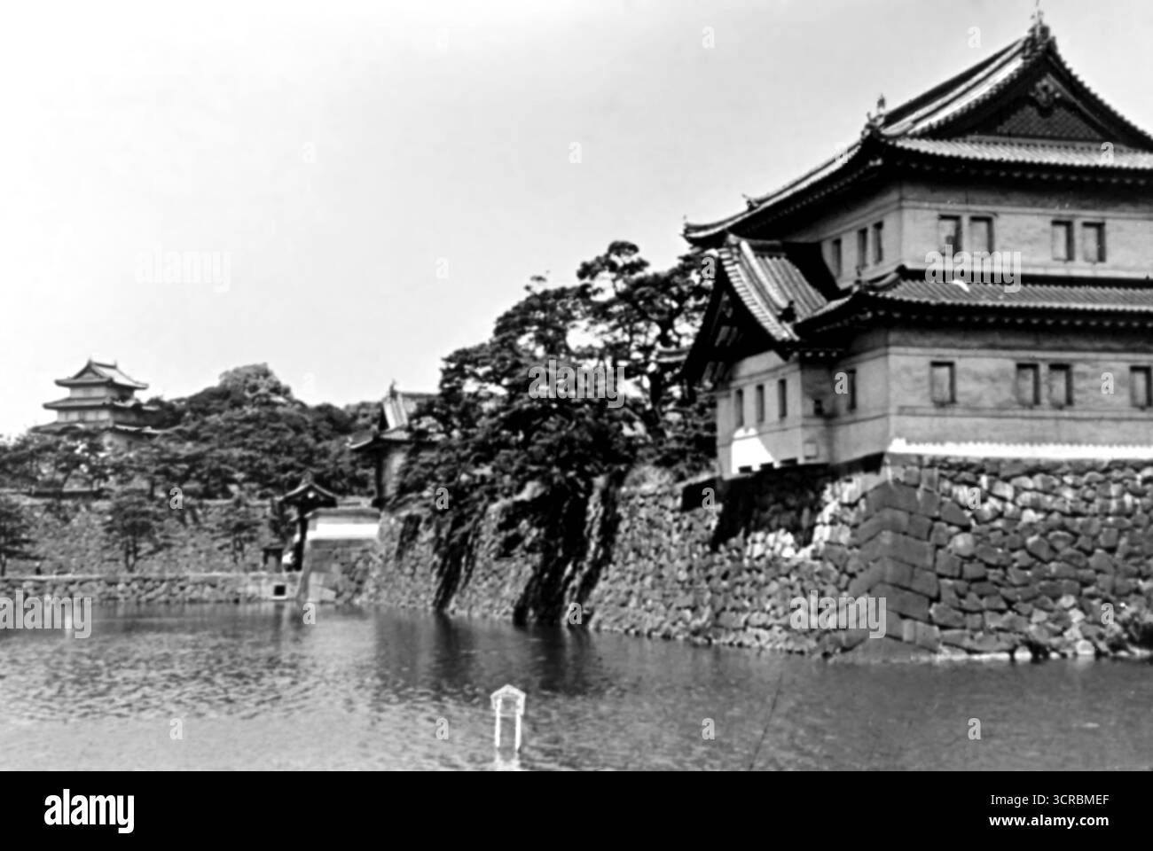 Tower of edo castle Black and White Stock Photos & Images - Alamy