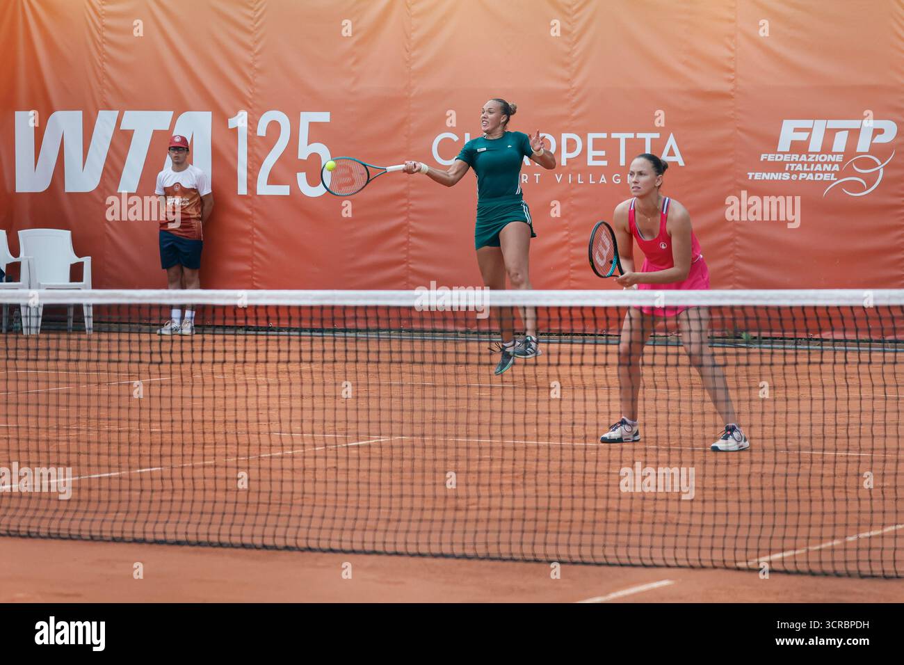 Double Tiphanie Lemaitre and Leonie Kung vs Freya Christie and Anita ...