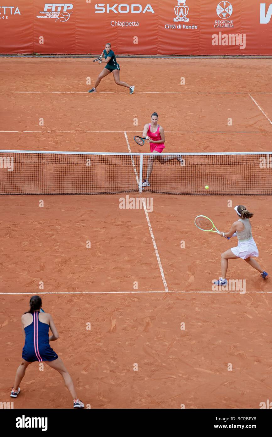 Double Tiphanie Lemaitre and Leonie Kung vs Freya Christie and Anita ...