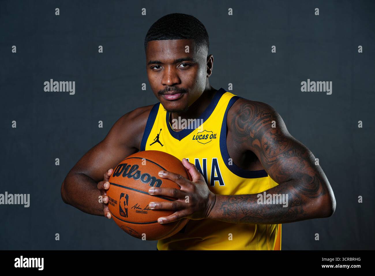 Indiana Pacers guard Kam Jones (7) poses for a photo during the NBA ...