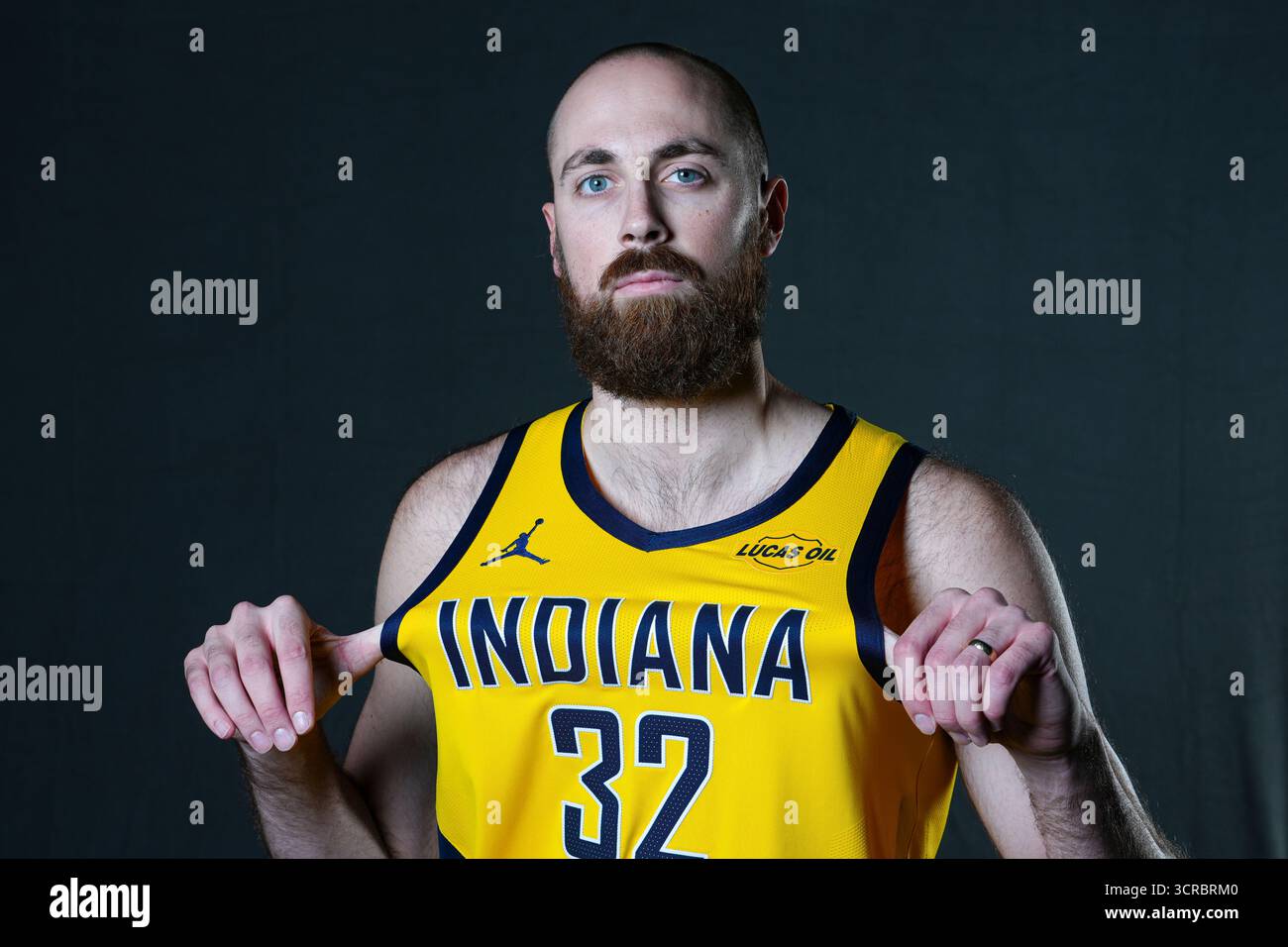 Indiana Pacers center Jay Huff (32) poses for a photo during the NBA ...
