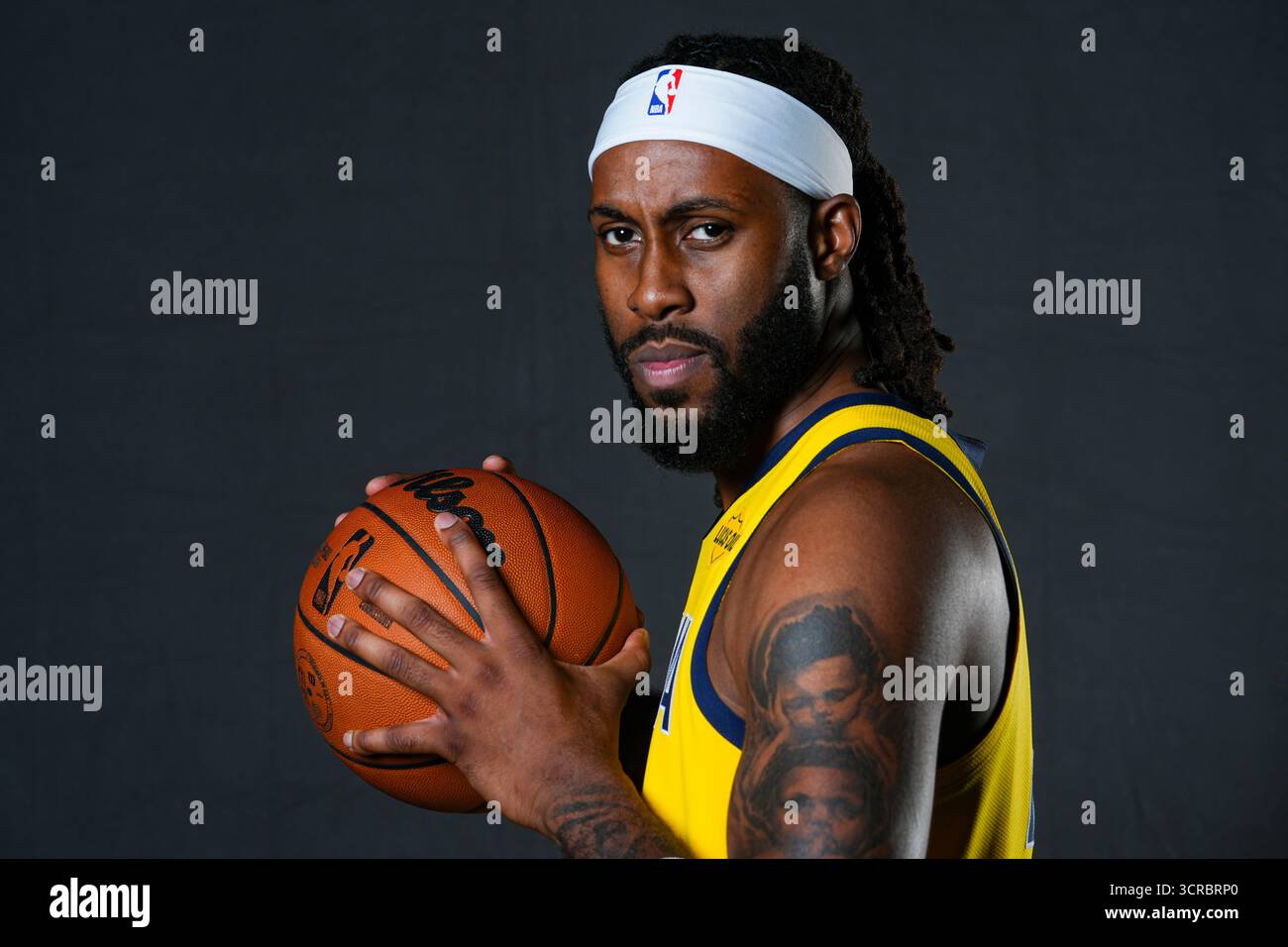 Indiana Pacers forward Isaiah Jackson (22) poses for a photo during the ...