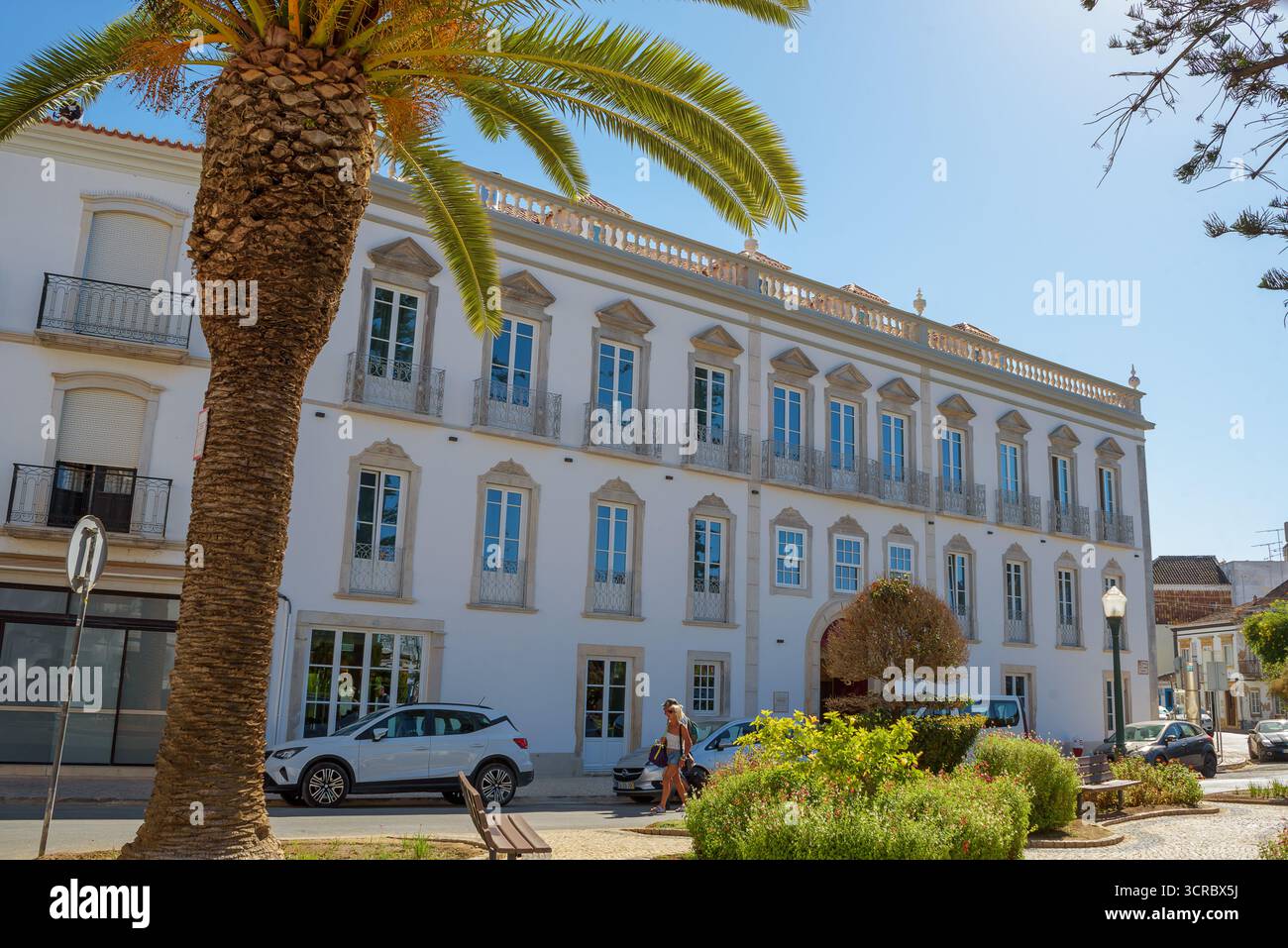 The Palacio De Tavira Hotel in Tavira, Portugal. The building has been ...