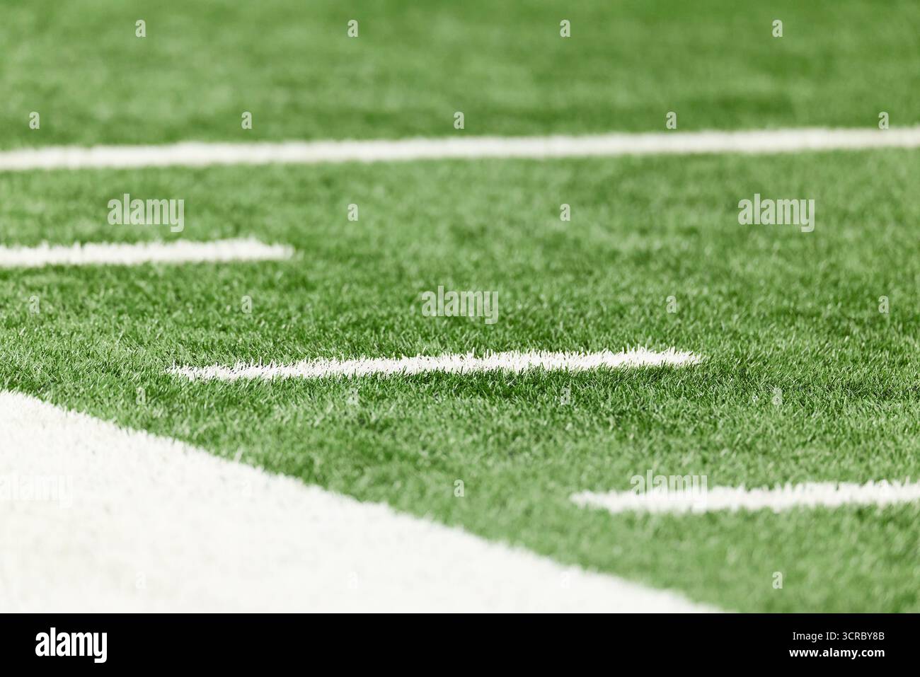 Hash mark on the field during an NFL football game between the ...