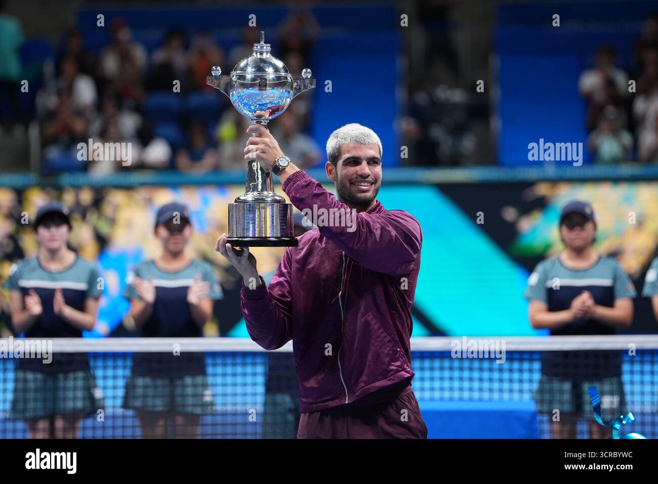 Tokyo, Japan. 30th September, 2025. Carlos Alcaraz of spain defeated ...