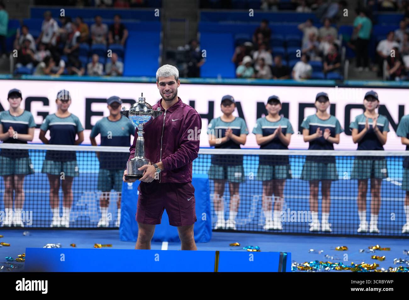 Tokyo, Japan. 30th September, 2025. Carlos Alcaraz of spain defeated ...