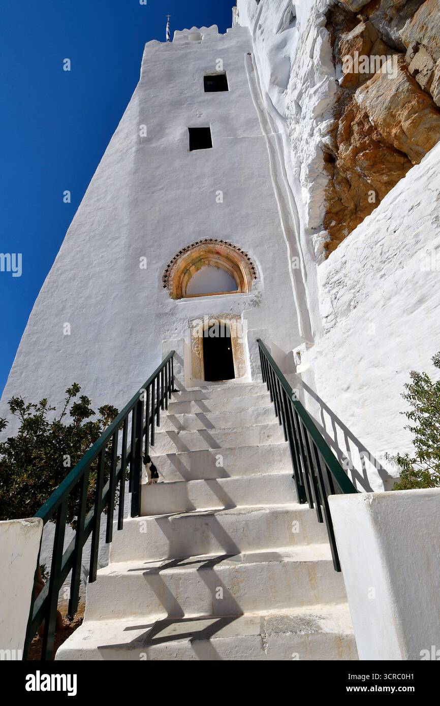 Amorgos Greece - September 09, 2025: The 9th-century monastery of ...