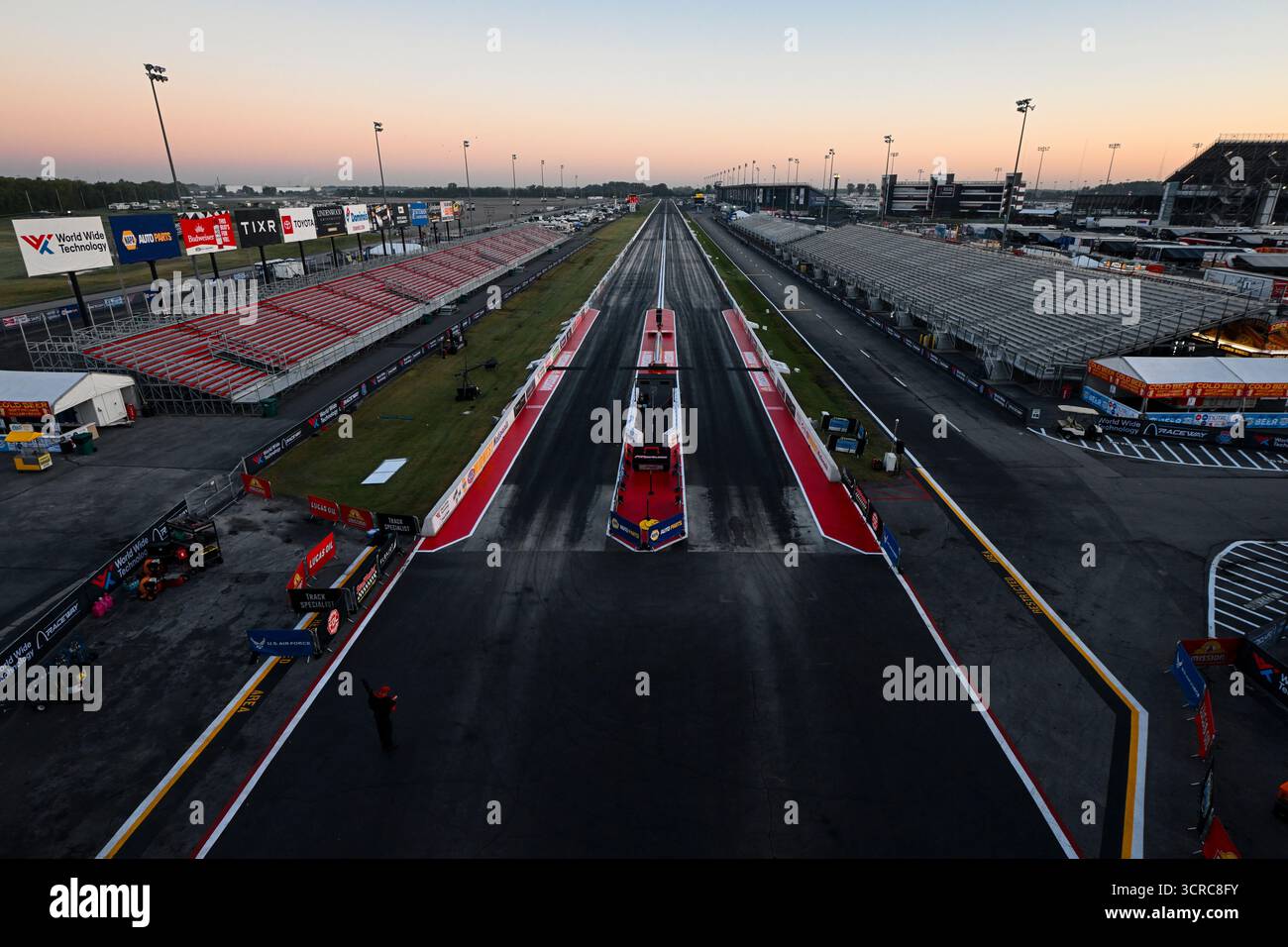 MADISON, IL - SEPTEMBER 26: A general view as the sun rises over the ...