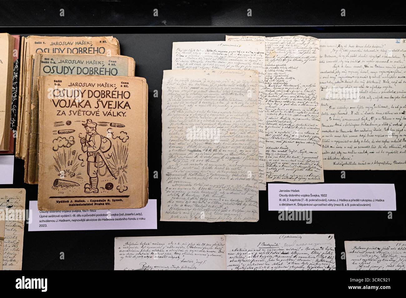 Start of exhibition of newly discovered large part of Jaroslav Hasek's ...